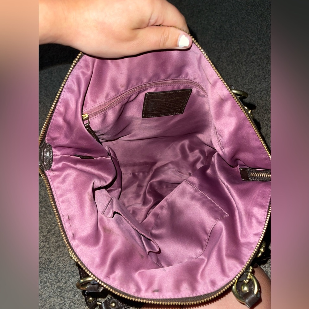 Coach Madison Lindsey Purse - Gem